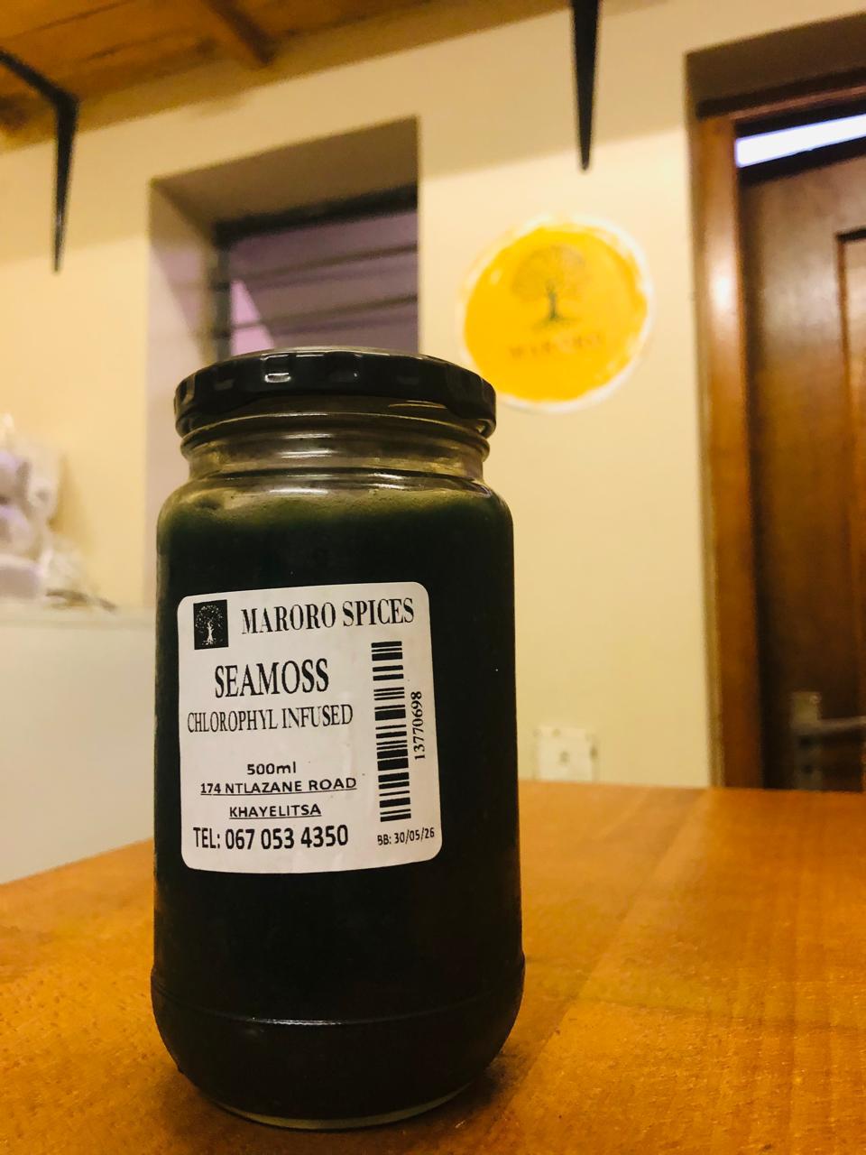 Sea moss - Gel - Chlorophyl infused – Maroro